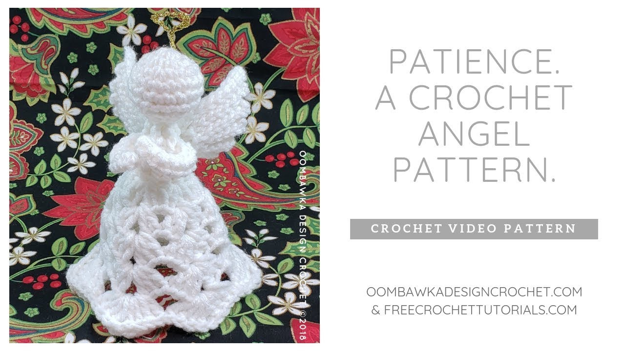 Angel Crochet Pattern Patience A Crochet Angel Pattern