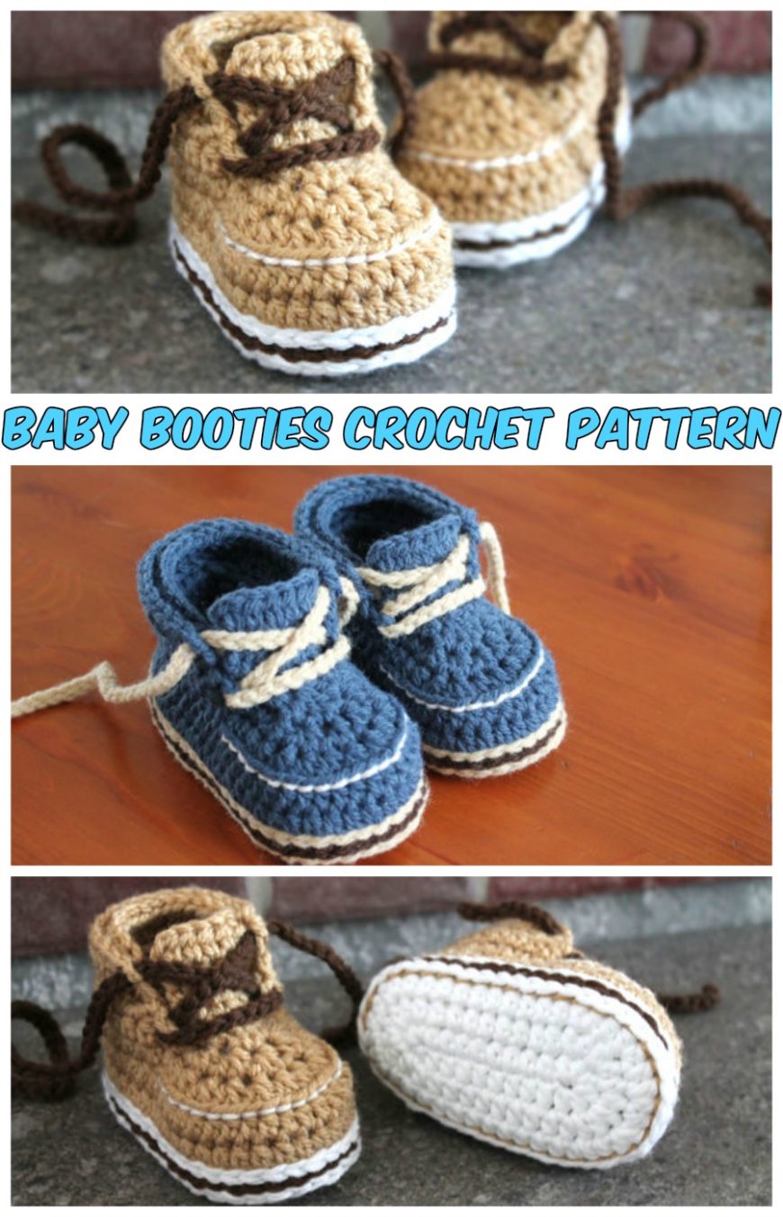 Baby Booties Crochet Pattern Super Cute Ba Booties Crochet Pattern To ...
