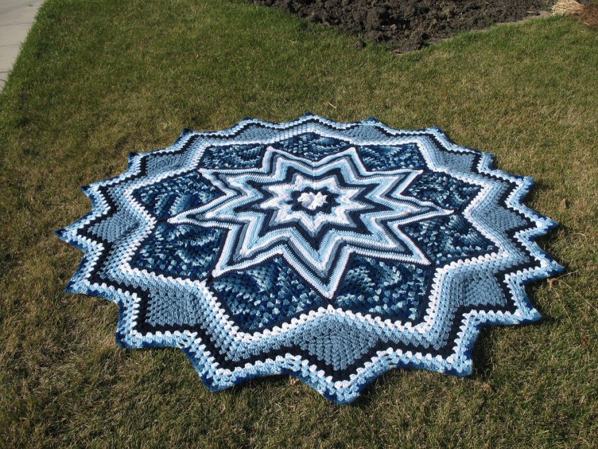 Crochet Star Afghan Pattern Blue Star Craftimom2000 Flickr ...