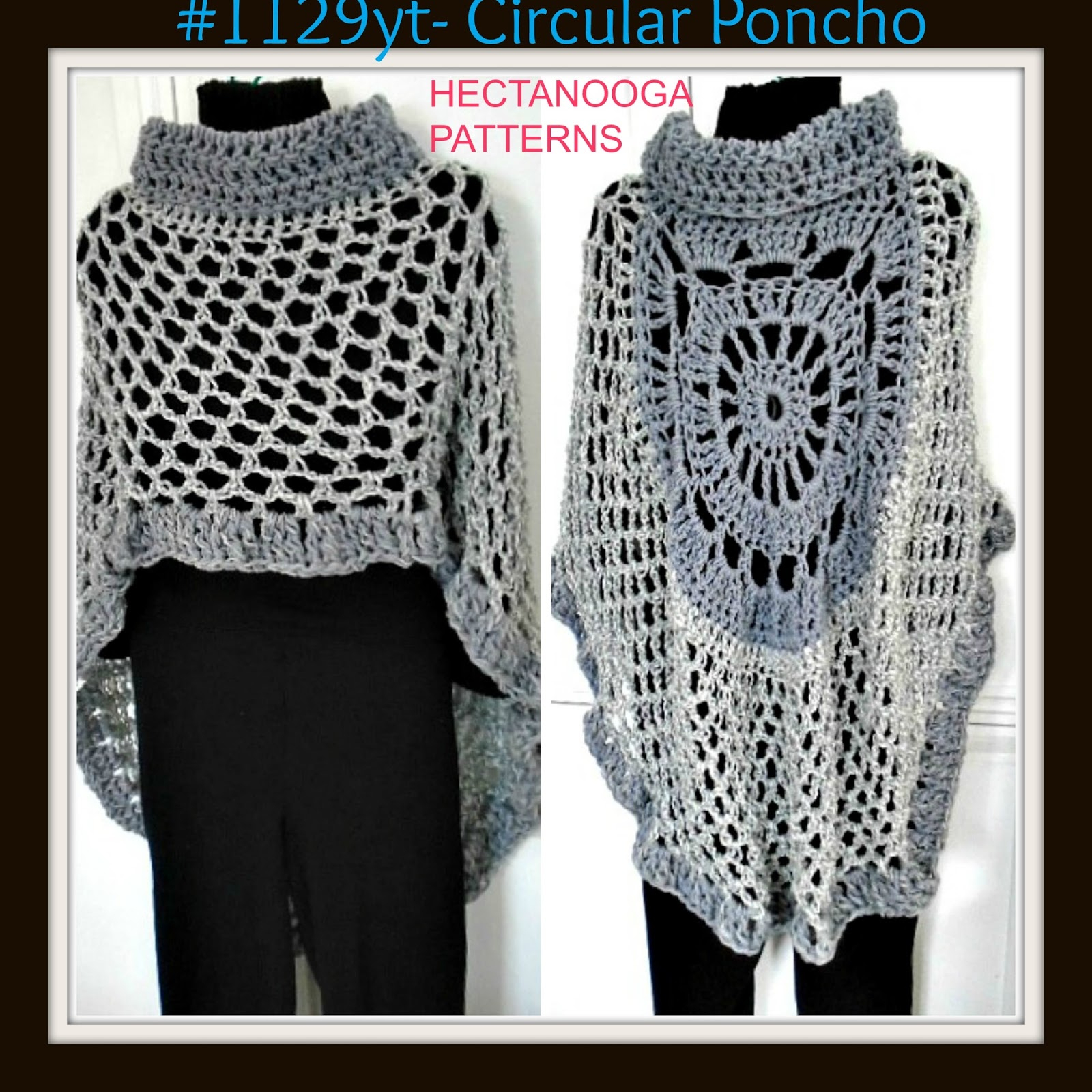 Free Crochet Poncho Patterns Hectanooga Patterns Free Crochet Pattern ...
